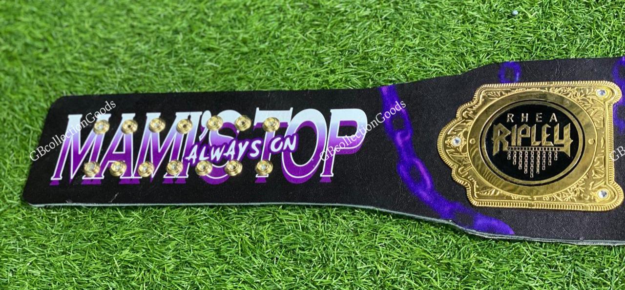 NEW Rhea Ripley World Heavyweight Championship Title Wrestling Belt 2mm ...