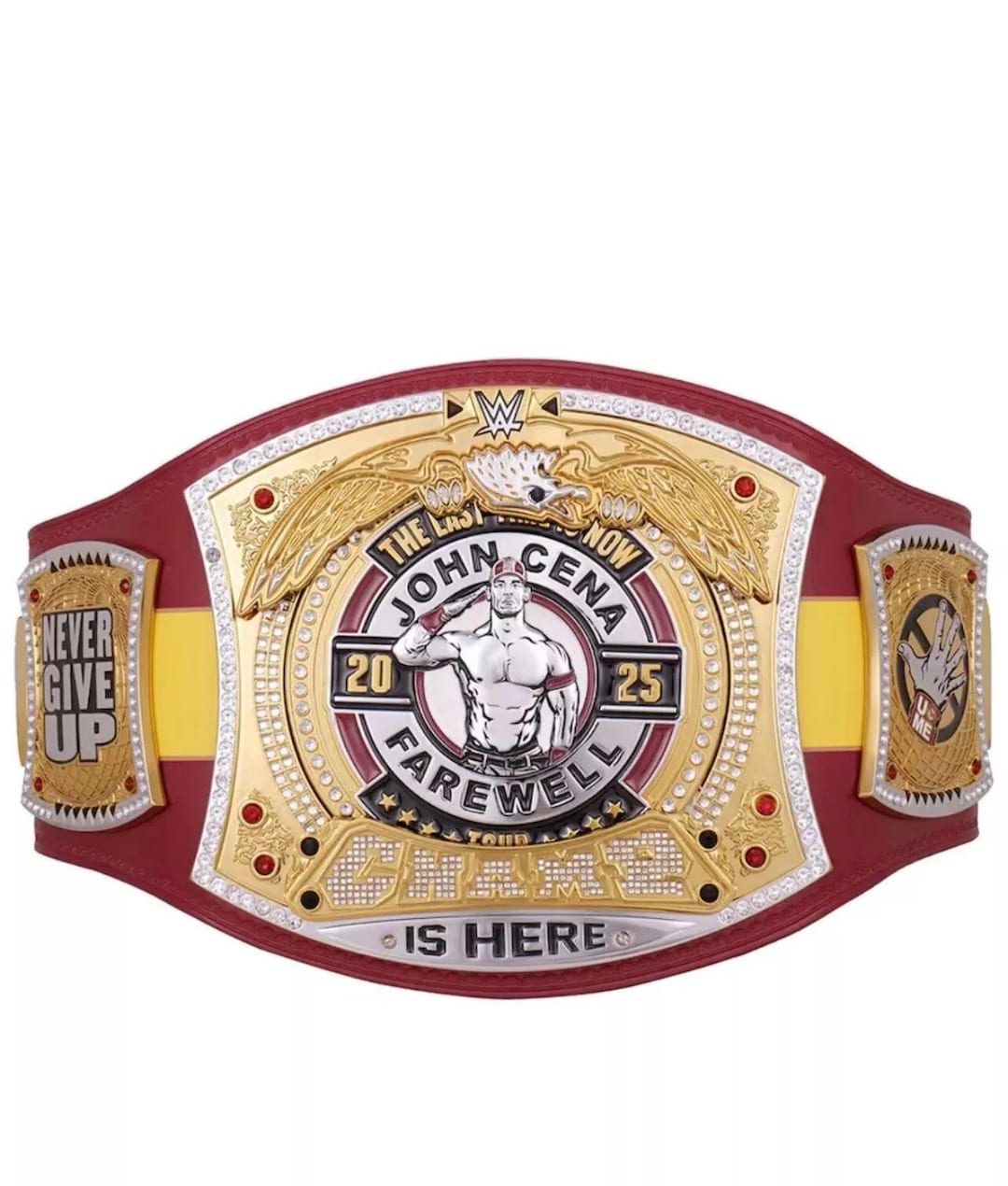 WWE John Cena Farewell Spinner Championship Replica Title Belt | 2mm ...