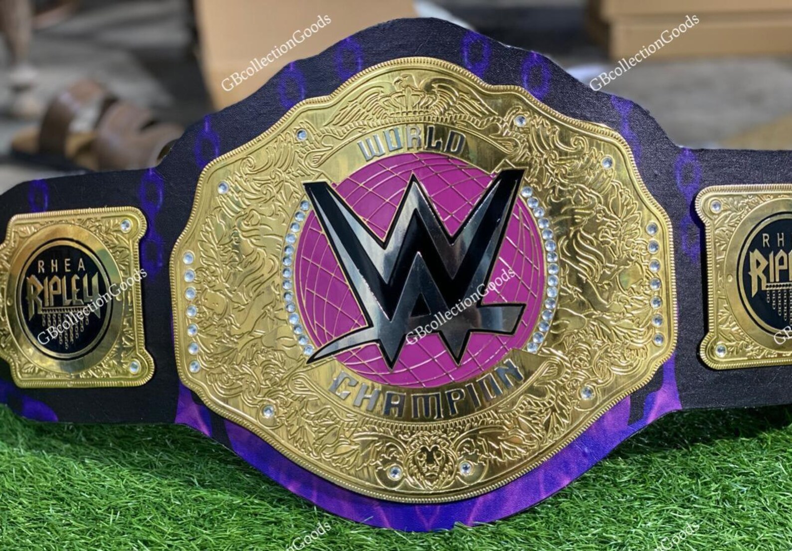 NEW Rhea Ripley World Heavyweight Championship Title Wrestling Belt 2mm ...