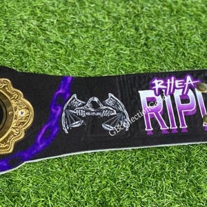 NEW Rhea Ripley World Heavyweight Championship Title Wrestling Belt 2mm ...