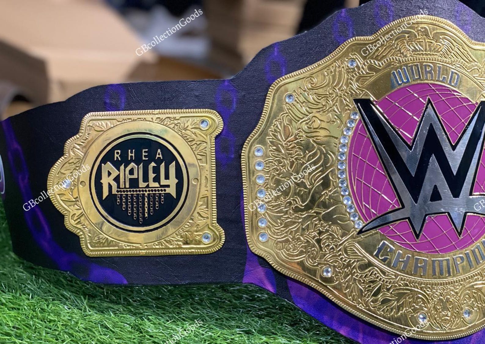 NEW Rhea Ripley World Heavyweight Championship Title Wrestling Belt 2mm ...