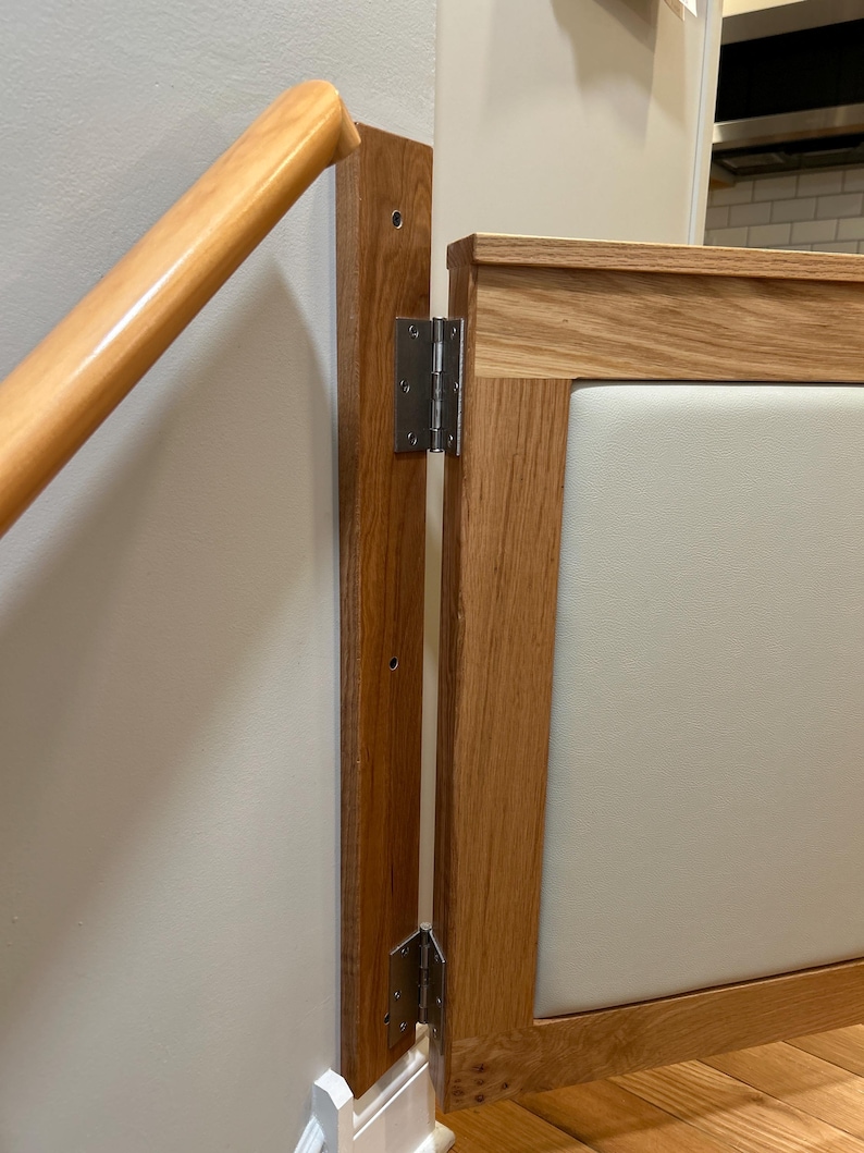 Wood Baby Gates With Upholstered Pad - Etsy