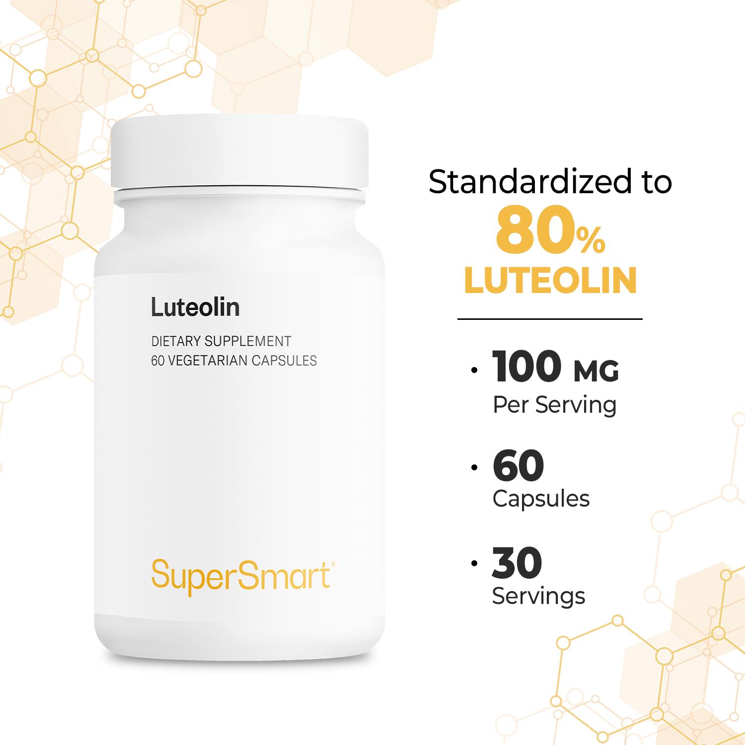 Supersmart Luteolin 100mg per Day (high Strength) - Bioactive Flavonoid ...