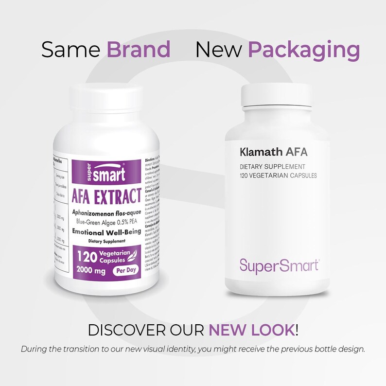 Supersmart Klamath AFA 1000 Mg per Day (patented) - Aphanizomenon Flos ...