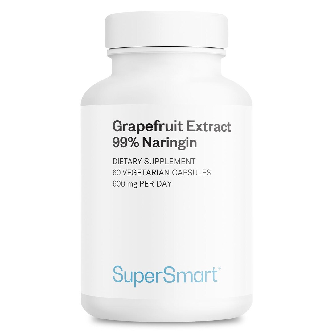 Supersmart Grapefruit Extract 600mg per Day (99 % Naringin) - High ...