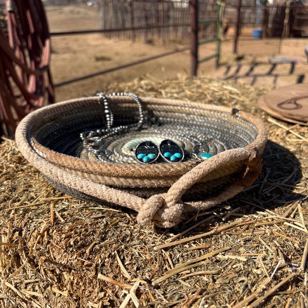 Lariat Rope Basket - Etsy