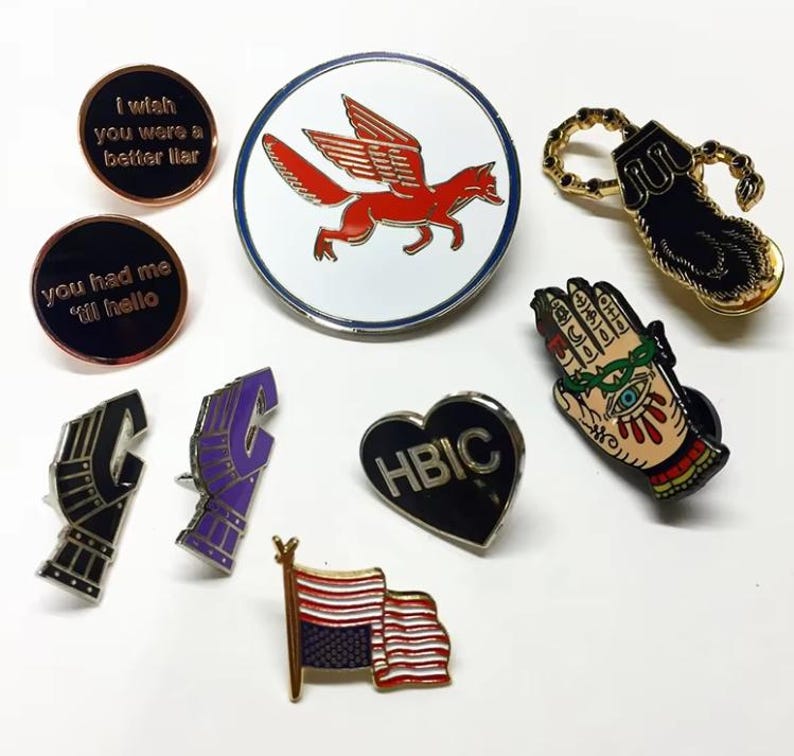 Custom Enamel Pins, Custom Made, Top Quality, Lapel Pins, Free Shipping ...