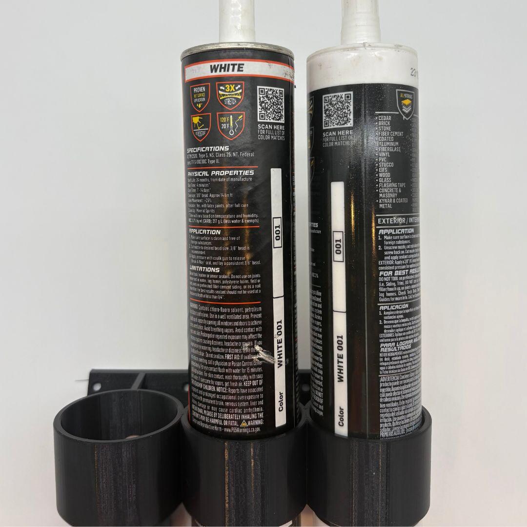 3D Printed Caulk Tube Holder: Wall Mount Organizer (STL + 3MF Files) - Etsy