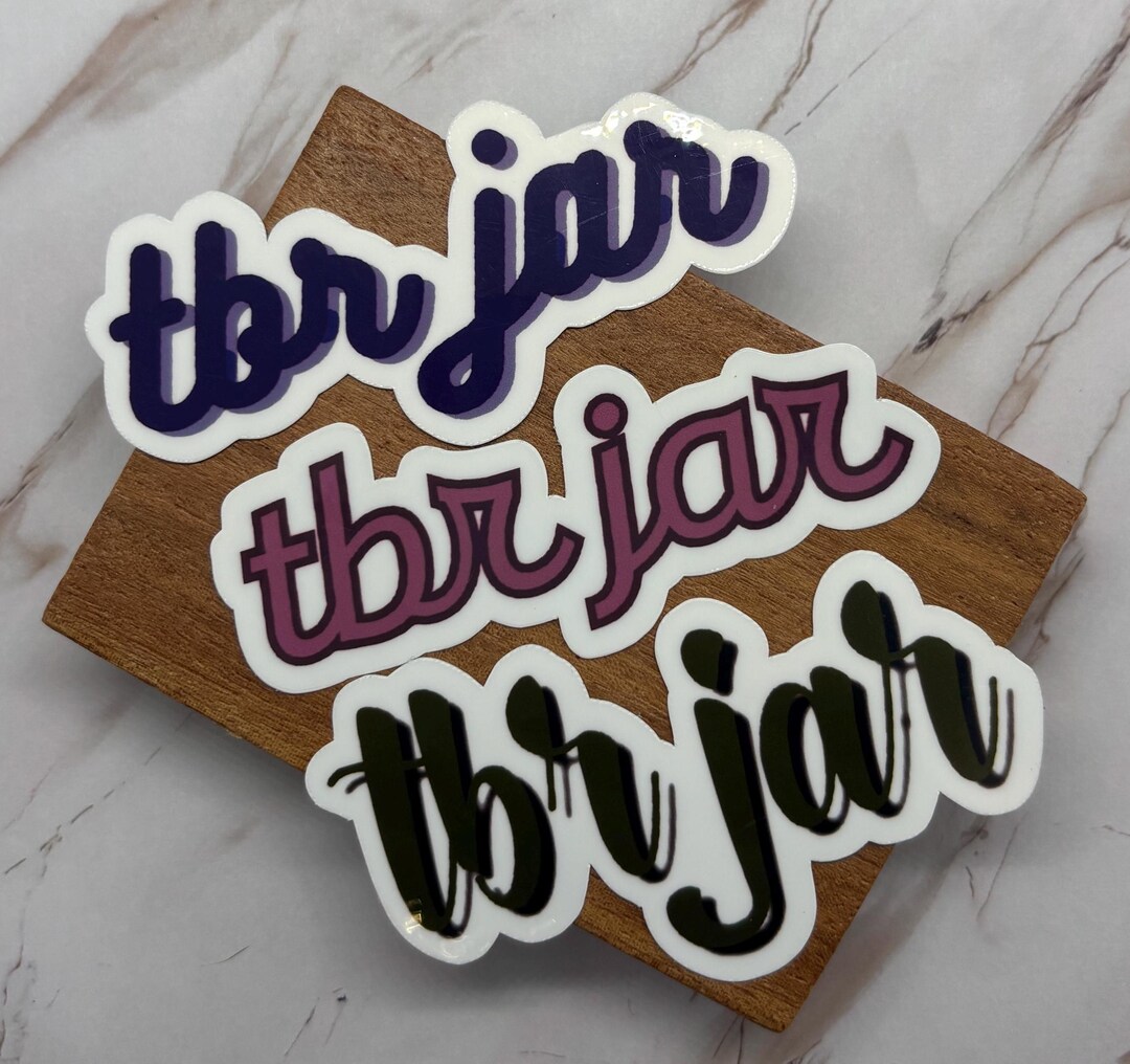 TBR Books Sticker, to Be Read Jar Label, Reading List Gift for Her ...