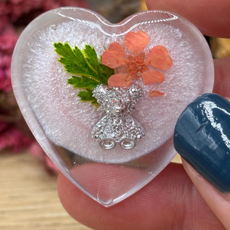 Small Teddy Bear Resin - Etsy UK