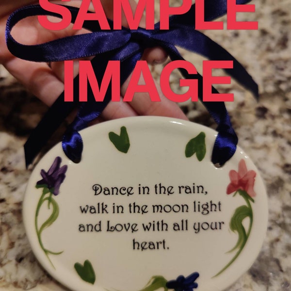 Ceramic Plaque - Etsy