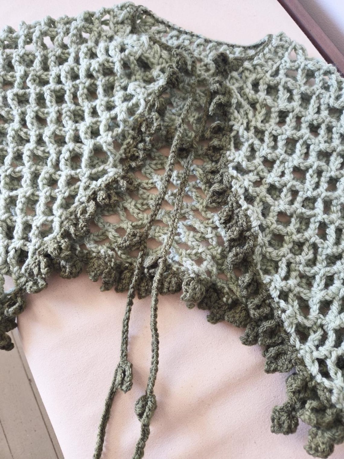 Crochet Pattern: Leafy Capelet - Beginner-friendly Cottagecore ...