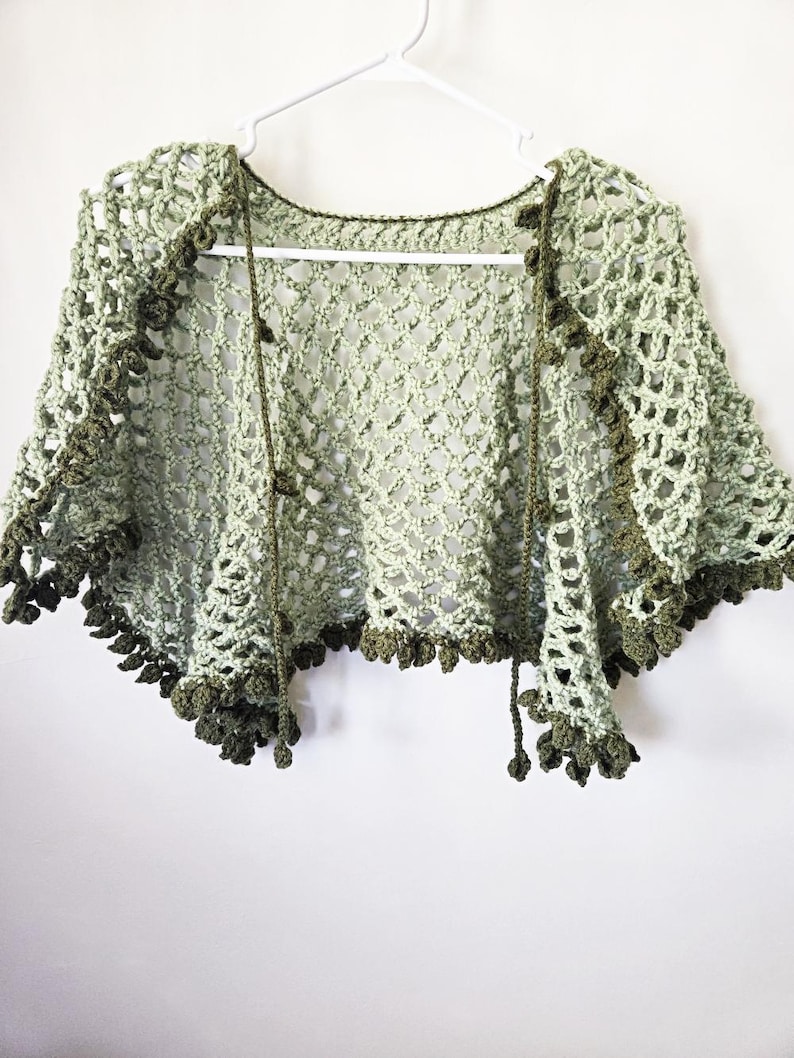 Crochet Pattern: Leafy Capelet - Beginner-friendly Cottagecore ...
