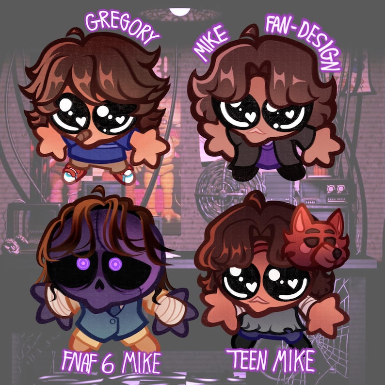 PREORDER FNAF Stickers and Badges - Etsy