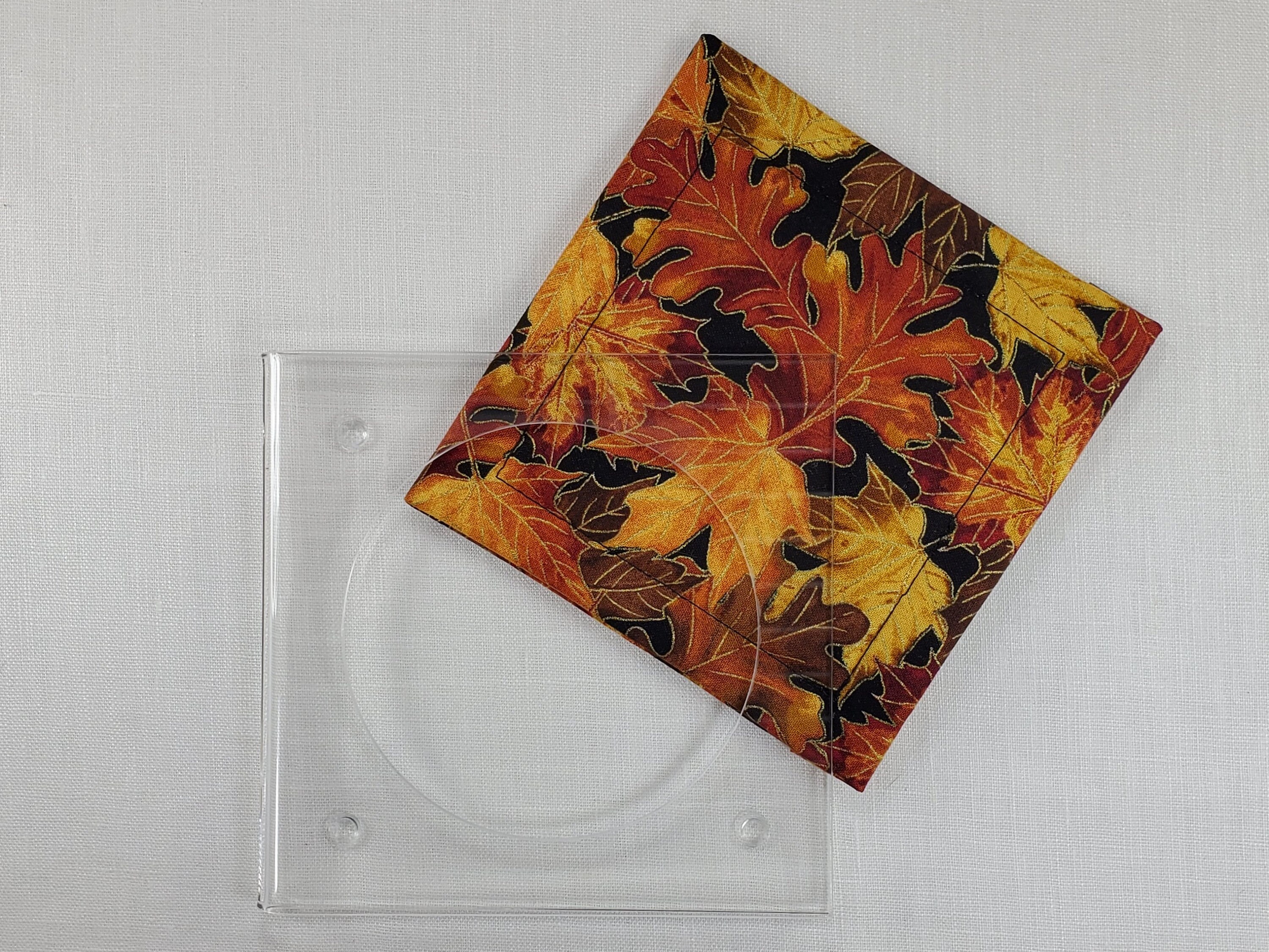 Fall Leaves Coaster - Cloth Coaster - Fabric Coaster - Absorbent ...
