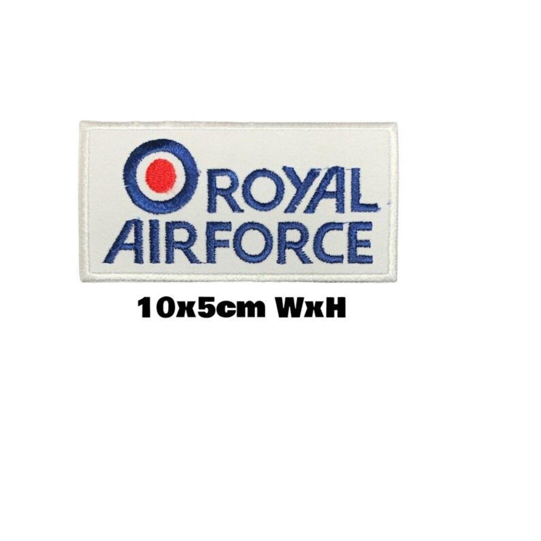RAF Royal Air Force MOD Embroidered Patch Badge Iron/sew on Transfer n ...