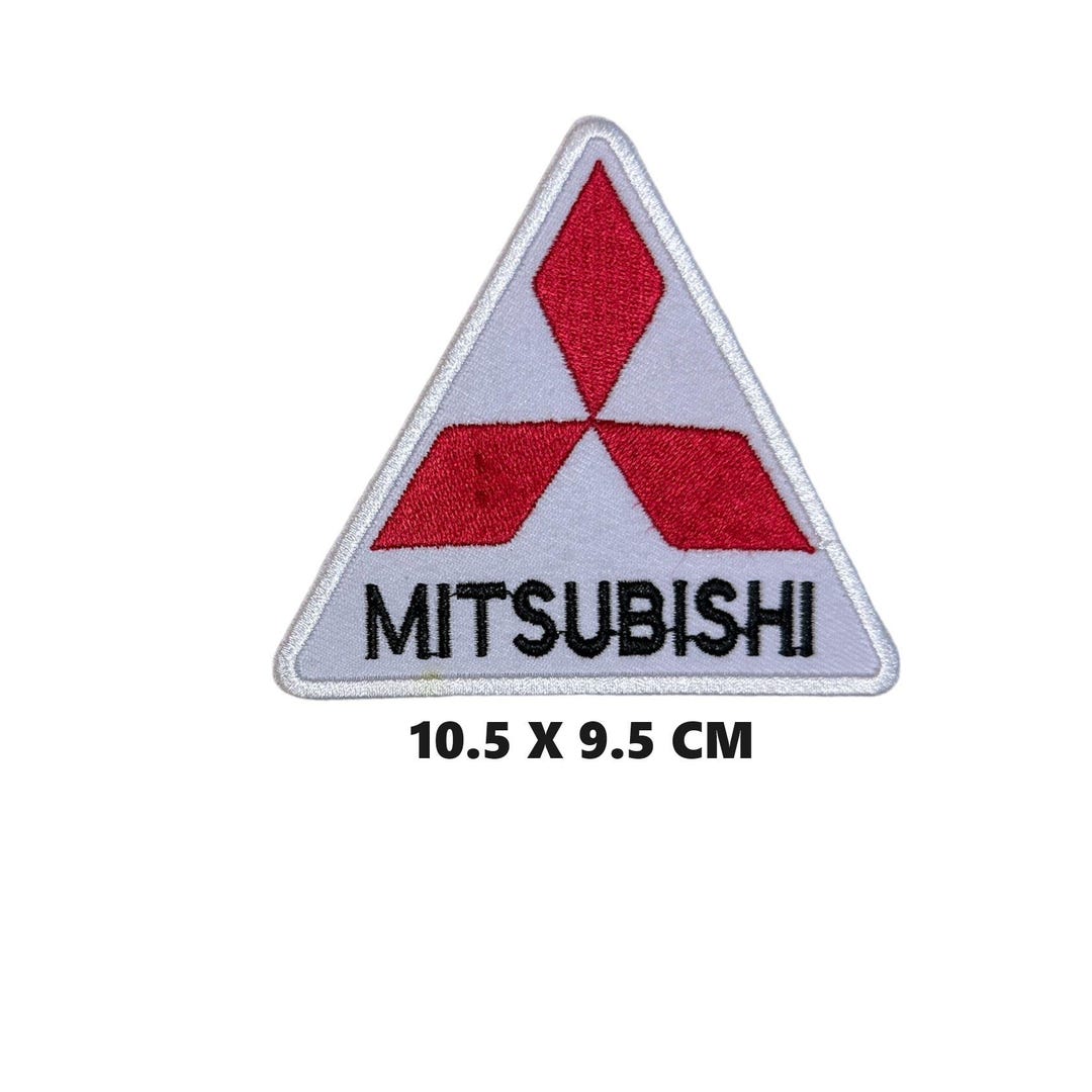 Mitsubishi Car Logo Japan Race Electric Embroidered Patch Badge ...