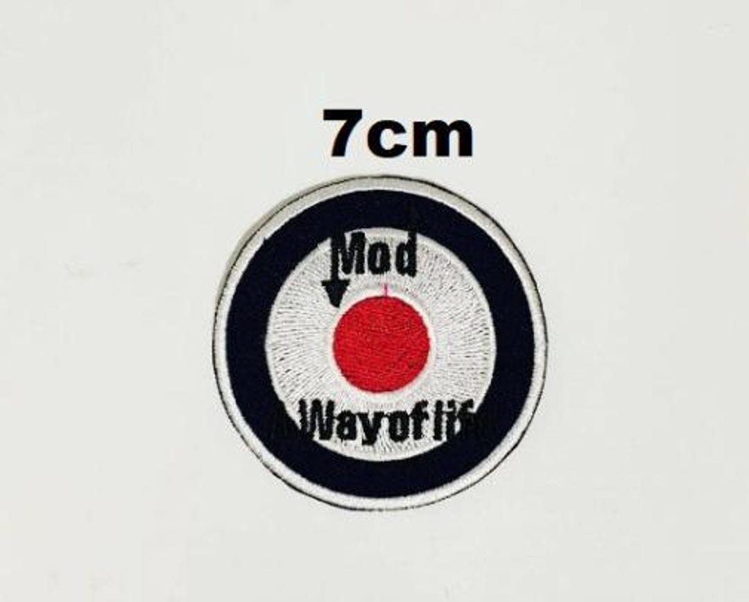 Mod Way of Life Raf Target Mods Bikers Iron Sew on Patch Jacket Jeans ...