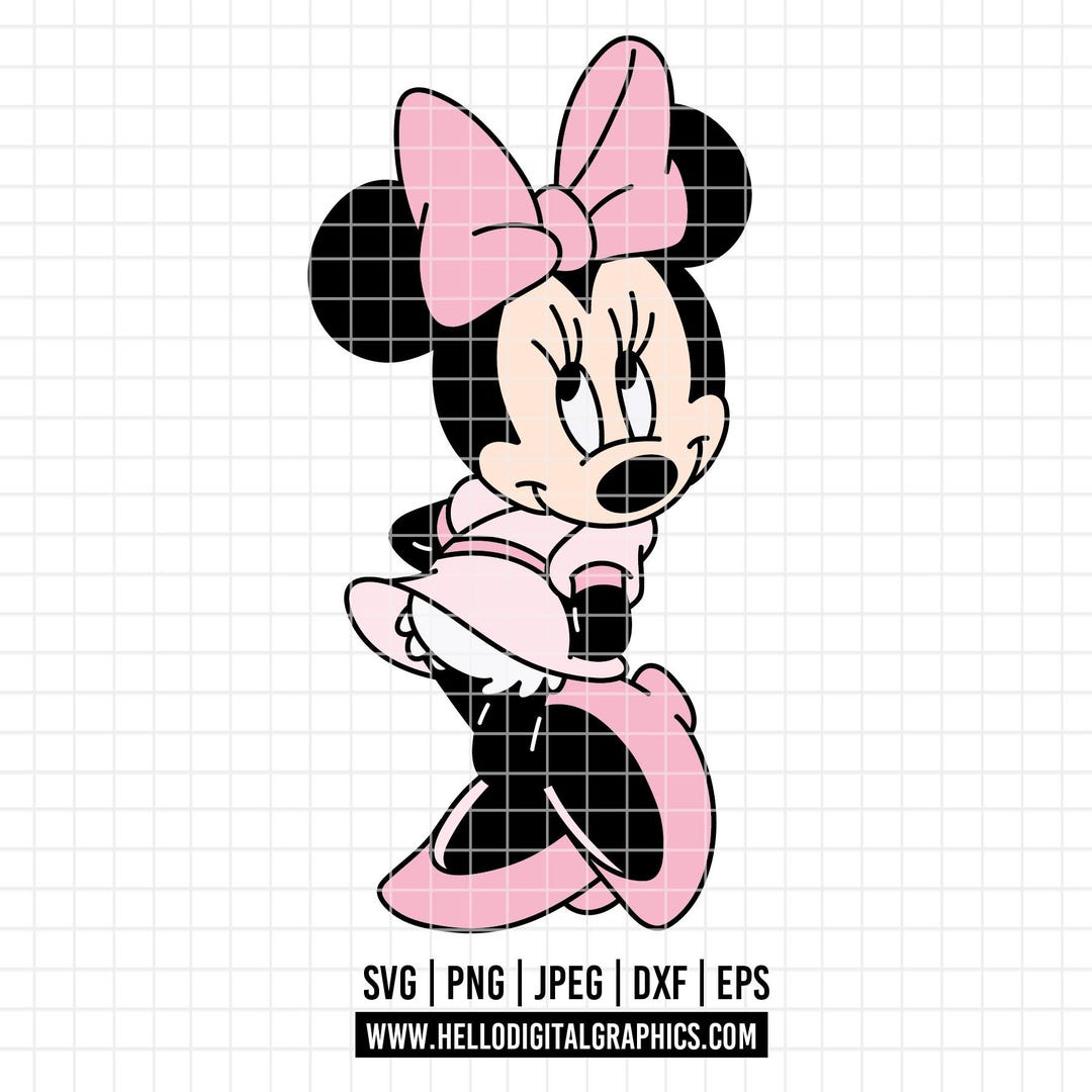 3337 - Embarrassing Minnie Dtf Full Color SVG, EPS, PNG - Disneyy ...