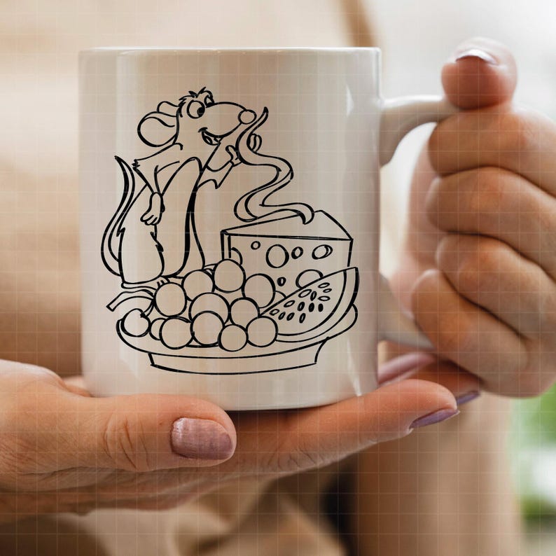 2845 - Ratatouille's Food SVG, PNG, EPS - Ratatouille Line Art/outline ...