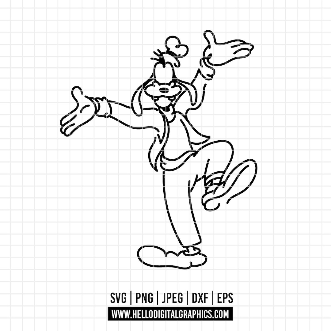 2914 - Goofy Doodle SVG, EPS, PNG - Goofy Est. 1928 Clipart Vector ...