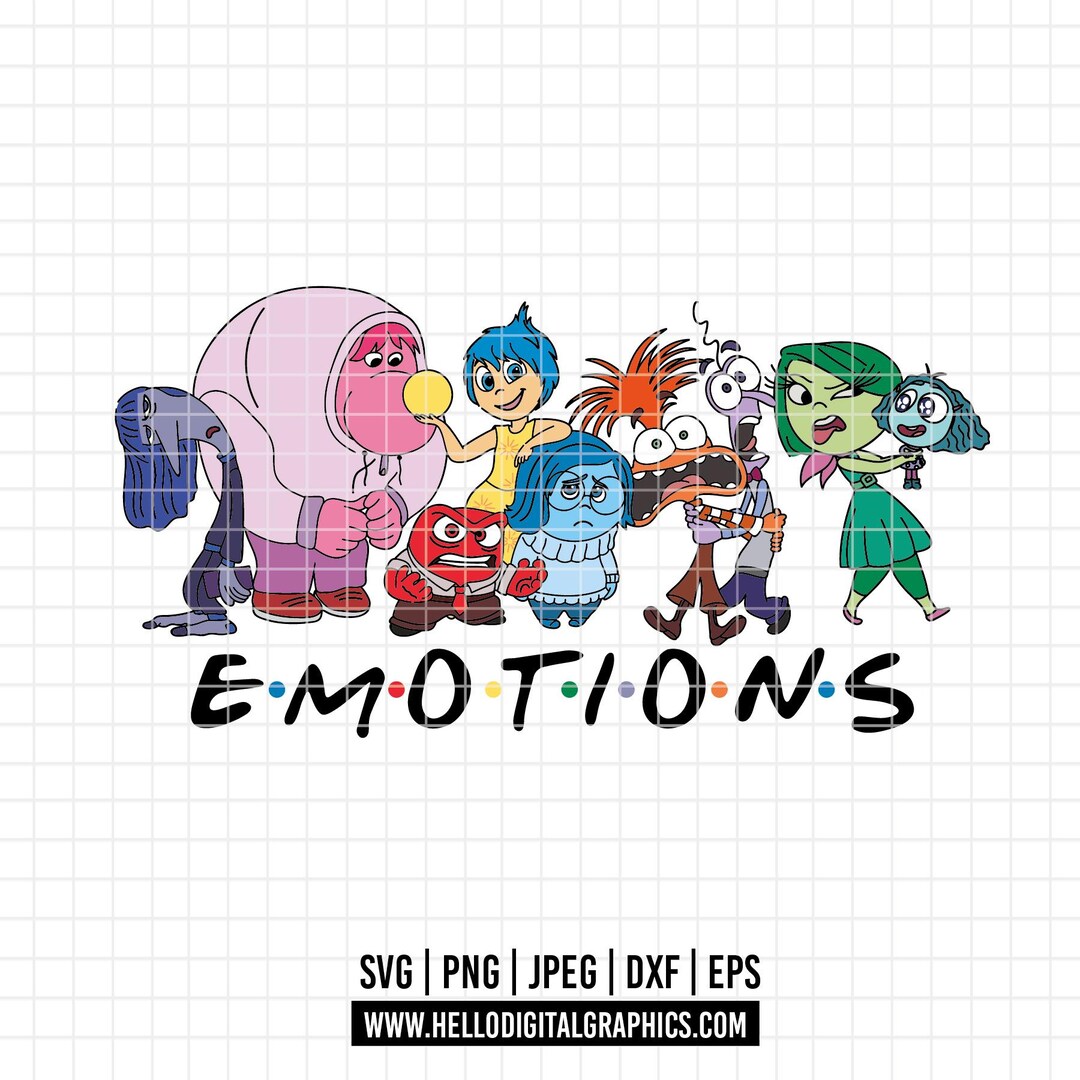 2226 - Inside Out Quotes SVG, EPS, PNG - Inside Out 2 Characters ...