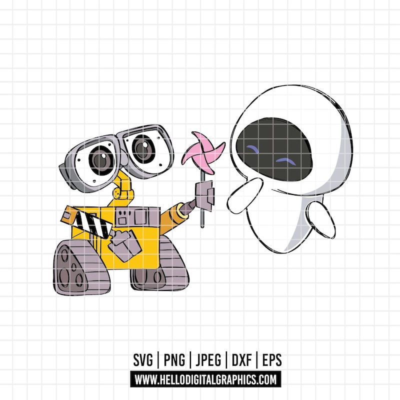 Wall-e Embroidery Design - Etsy