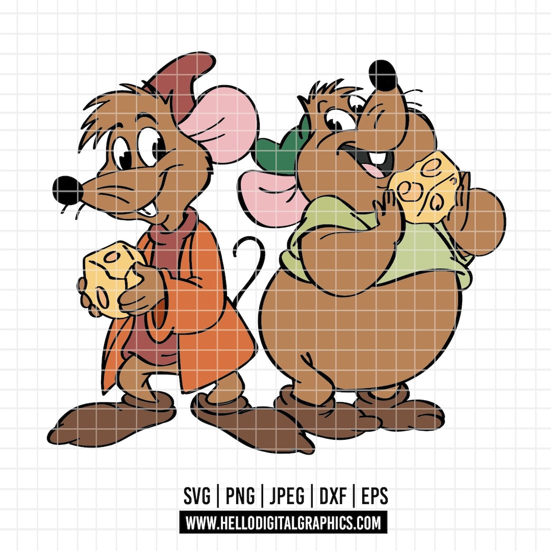2856 - Jack and Gus, Cinderella Scenes SVG, PNG, EPS - Jack and Gus ...