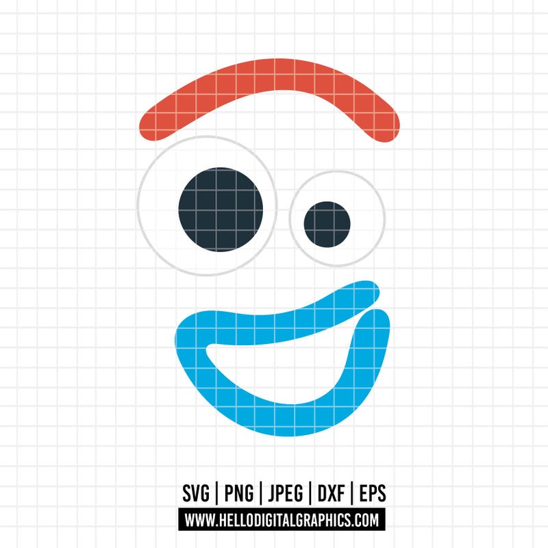 Toy Story Face Clipart - Etsy