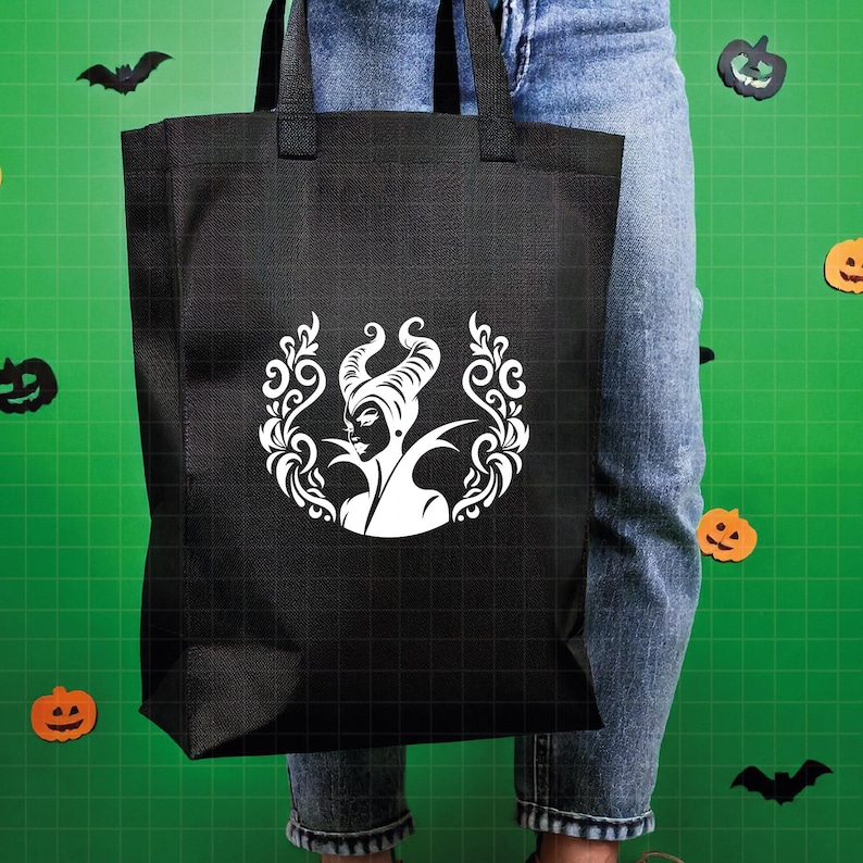 1845 - Maleficent SVG - EPS - PNG - Maleficent Outline Clipart Vector ...