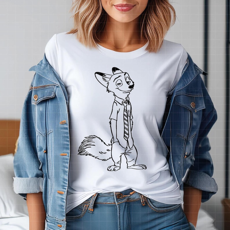 2846 - Nick Wilde, Zootopia SVG, EPS, PNG - Nick Wilde, Zootopia ...