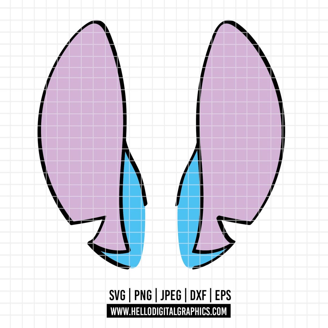 2461 - Stitch's Ears SVG, EPS, PNG - Lilo and Stitch Clipart Vector ...