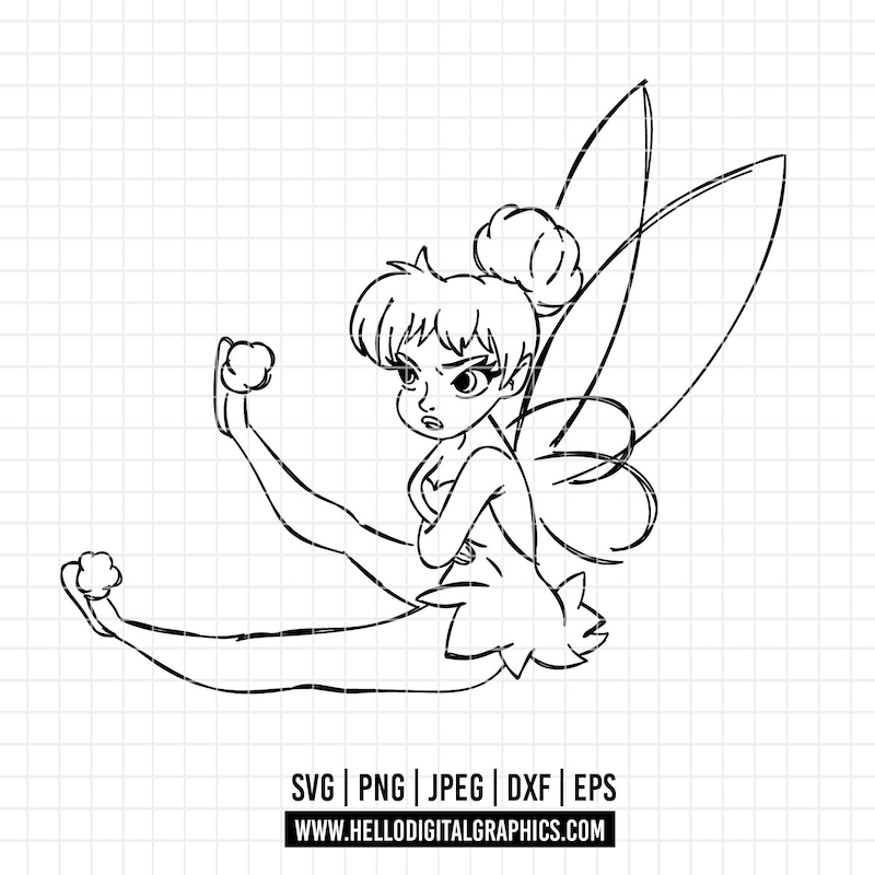 Tinkerbell Silhouette - Etsy