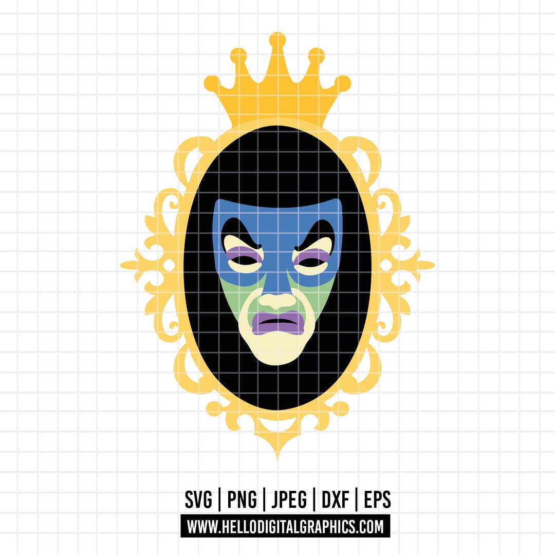 2317 - Magic Mirror to Snow White SVG, EPS, PNG - Princess Snow White ...