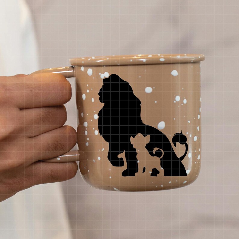 2245 - Simba's Shadow and Mufasa SVG, DTF, PNG- Disneyy the Lion King ...