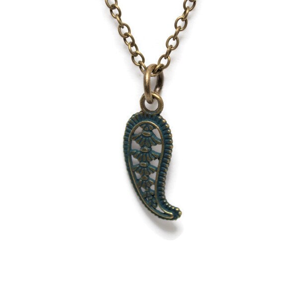 Paisley Necklace - Etsy