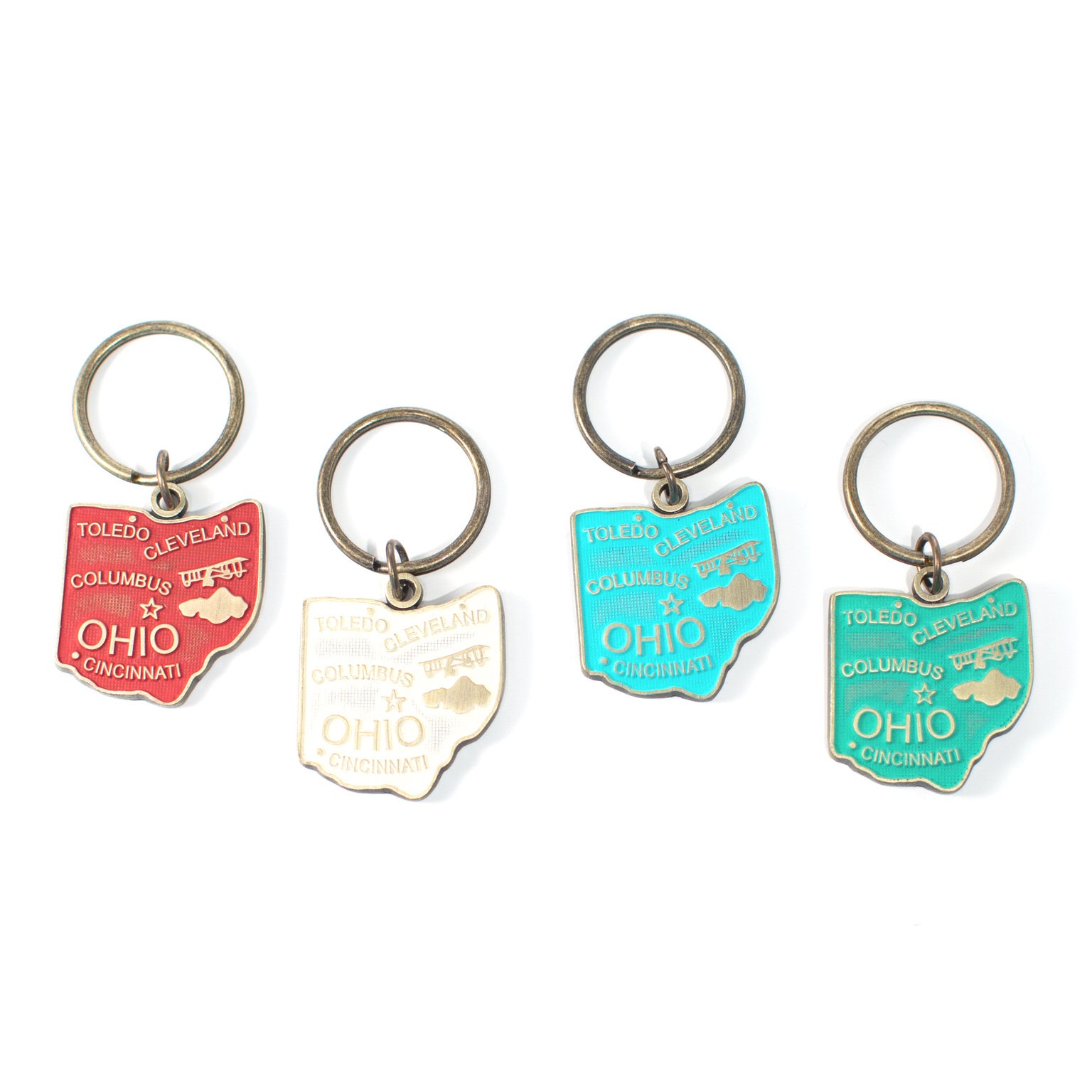 Ohio Key Chain - Etsy