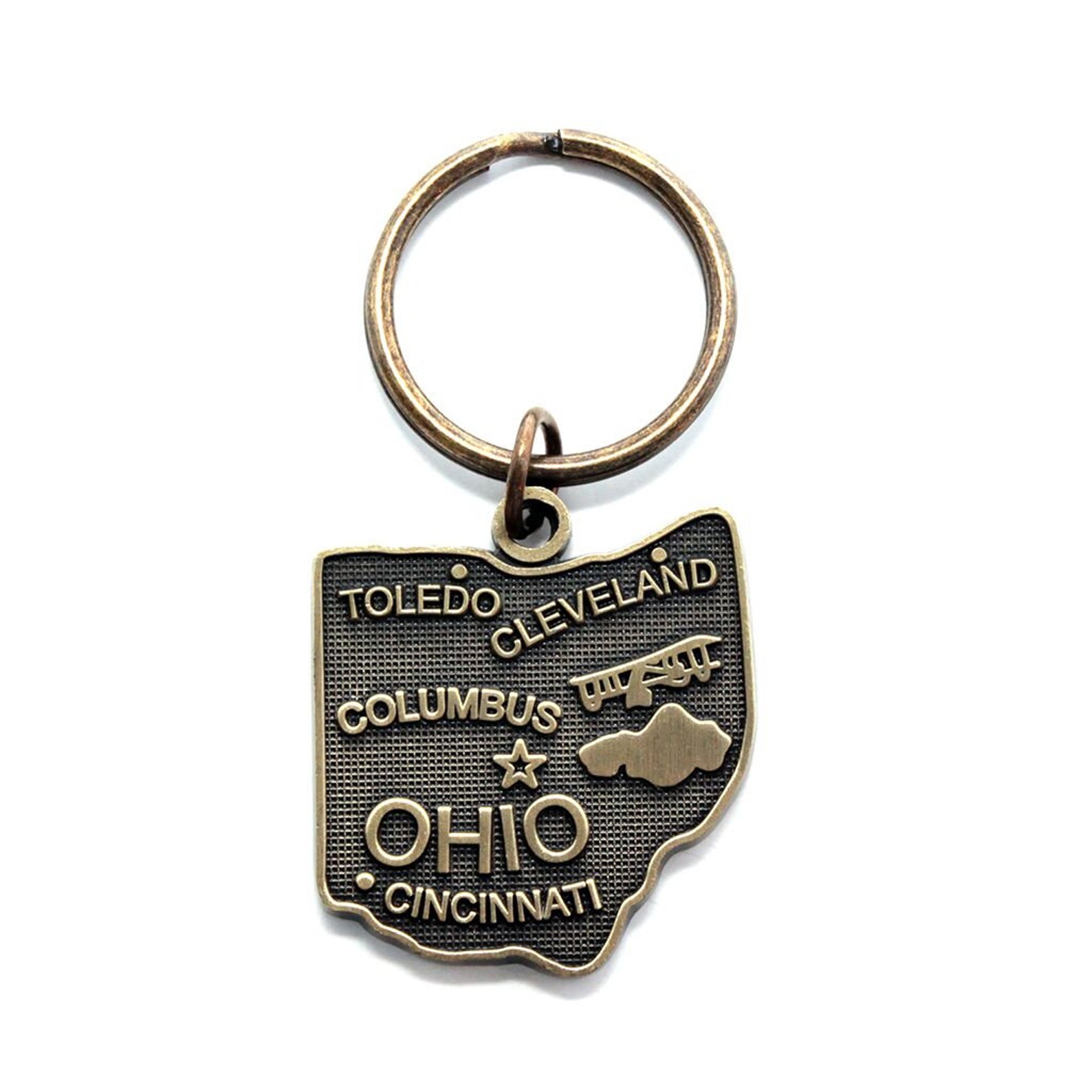 Ohio Key Chain | Etsy