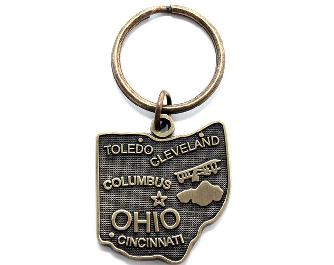 Ohio Key Chain - Etsy