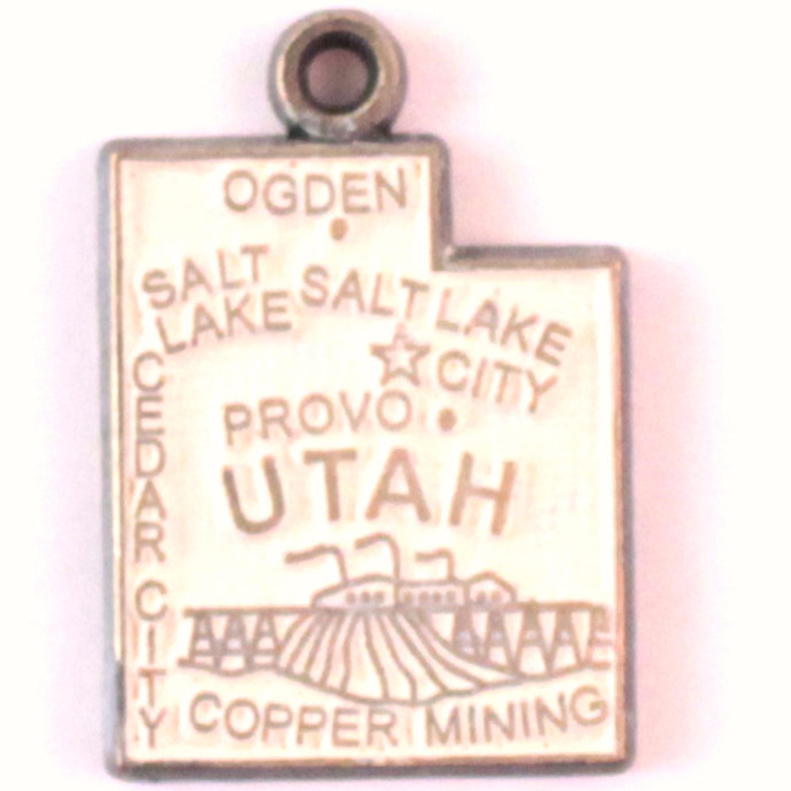 Utah State Love Charm Bracelet Necklace or Charm Only Lead - Etsy