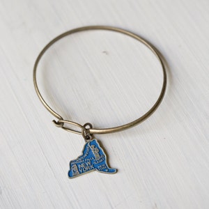 New York Love State Charm Bracelet, Necklace, or Charm Only - Etsy