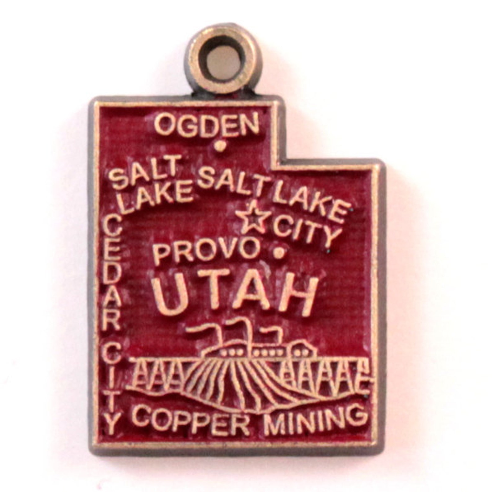 Utah State Love Charm Bracelet Necklace or Charm Only | Etsy