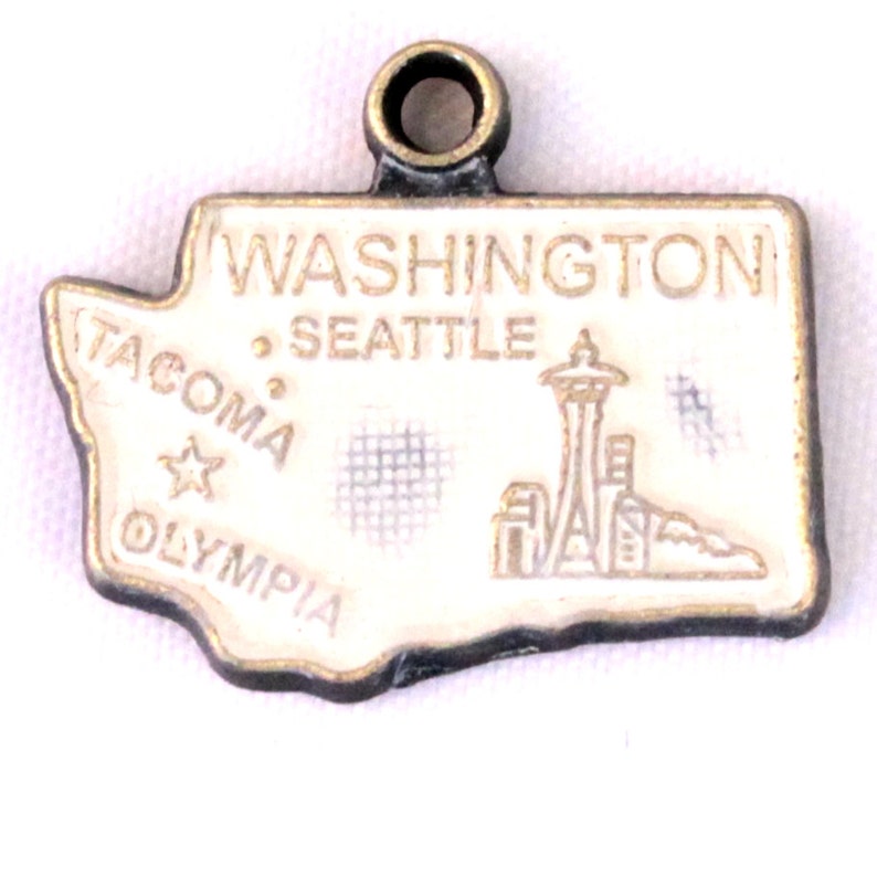 Washington State Love Charm Bracelet Necklace or Charm Only - Etsy