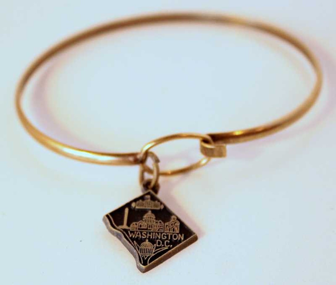 Washington D.C. State Love Charm Bracelet Necklace or Charm - Etsy
