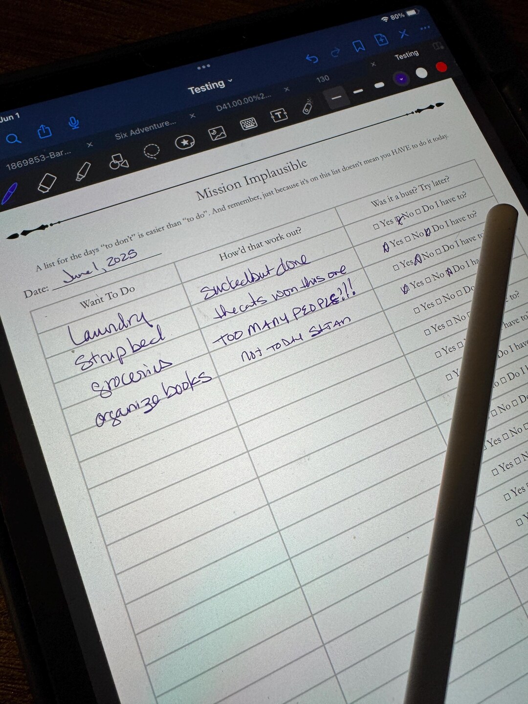 Survive Mission Implausible Days With This ADHD To-do List Printable - Etsy
