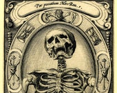 The Time of Death Notecard Halloween Handmade Vintage Image - Etsy