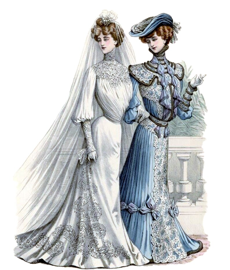 Beautiful Late 1890's Bridal Gown What the Bride Wore - Etsy