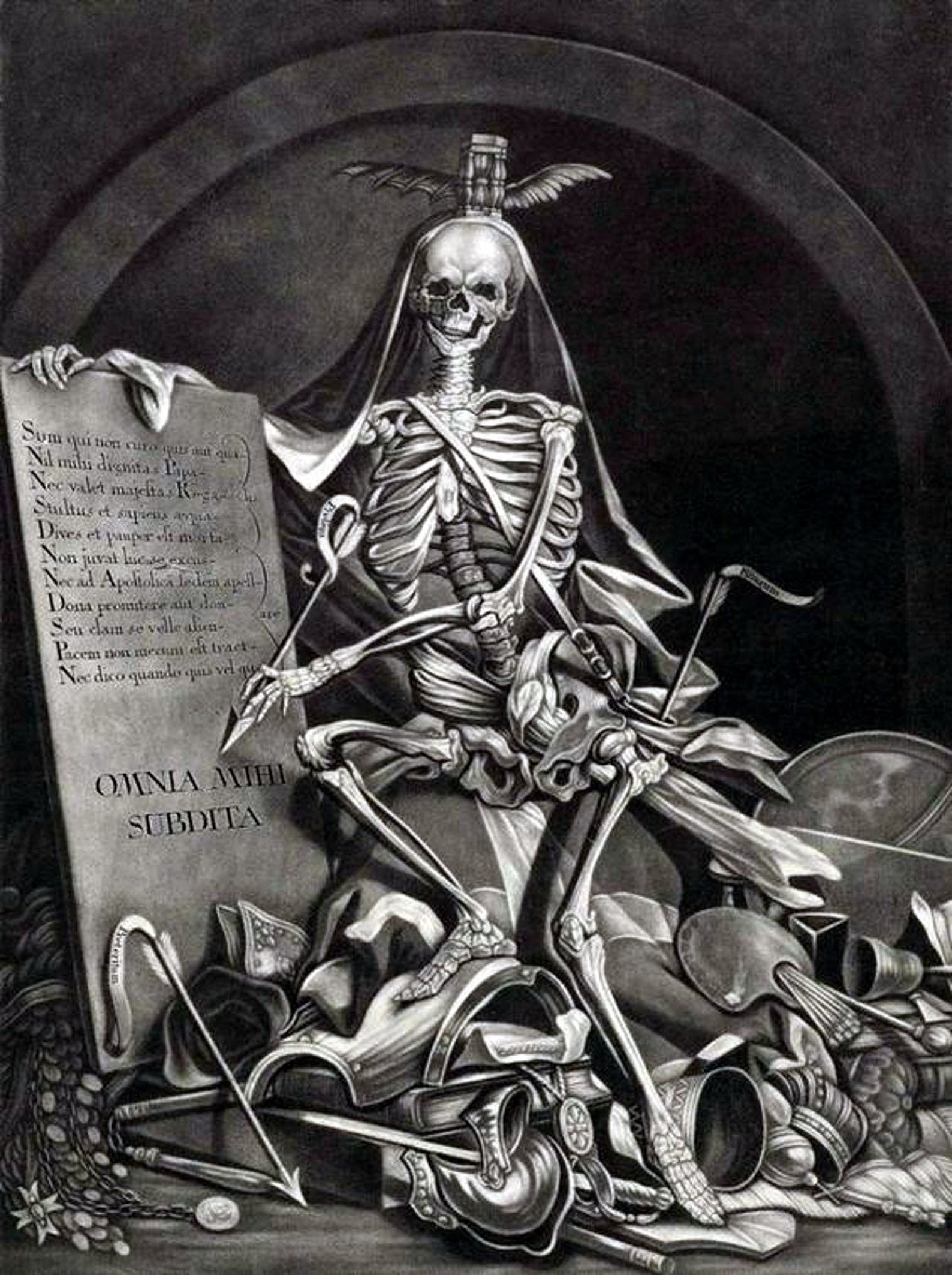 Memento Mori Card Collection 10 Designs Blank Birthday Halloween ...