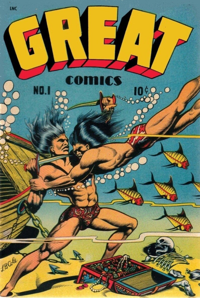 Old Time Comic Book Cover Vintage Image Collection Blank Cards - Etsy