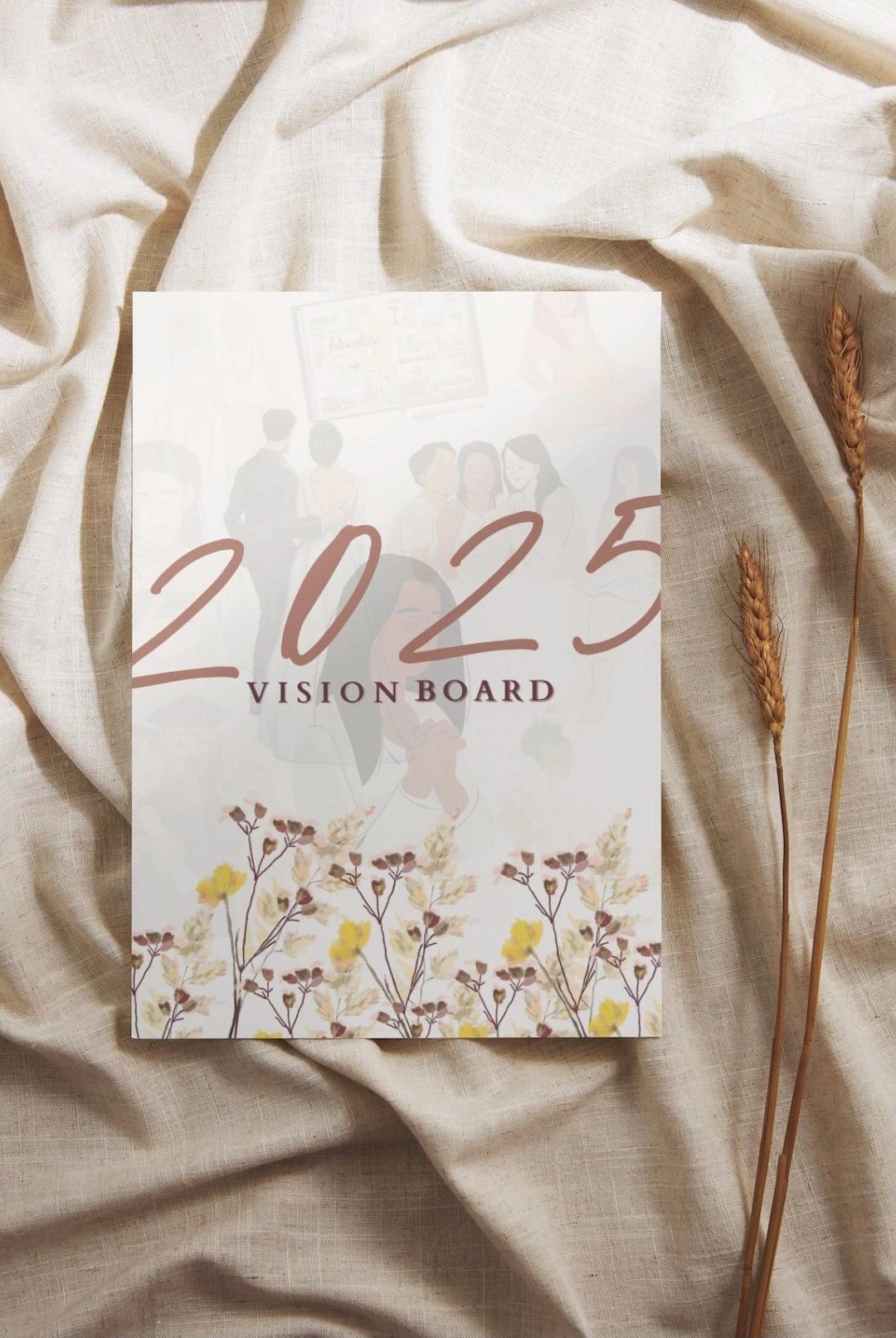 2025 Christian Vision Board PDF Template - Etsy